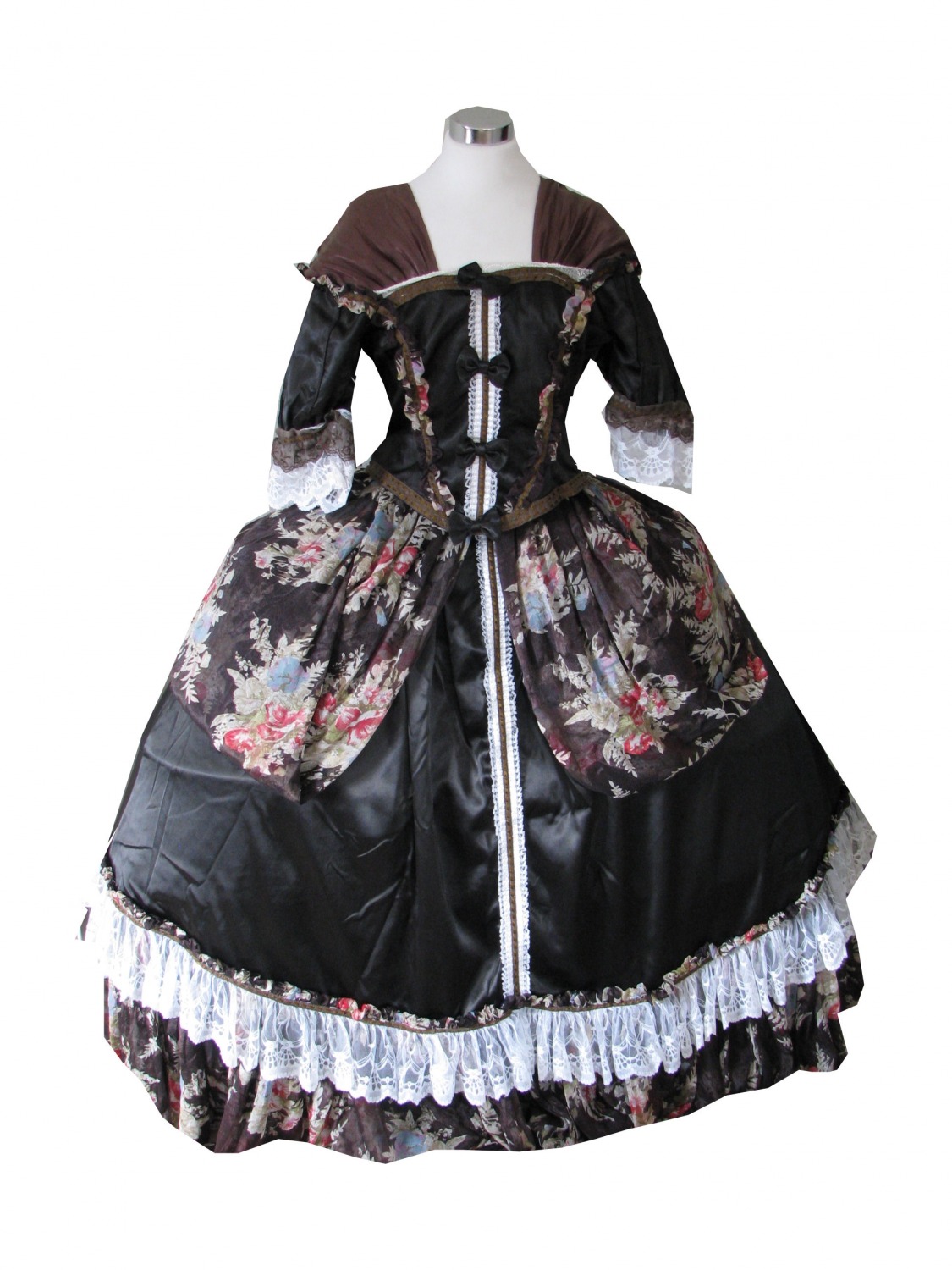 Ladies 18th Century Marie Antoinette Masked Ball Victorian Costume Size ...