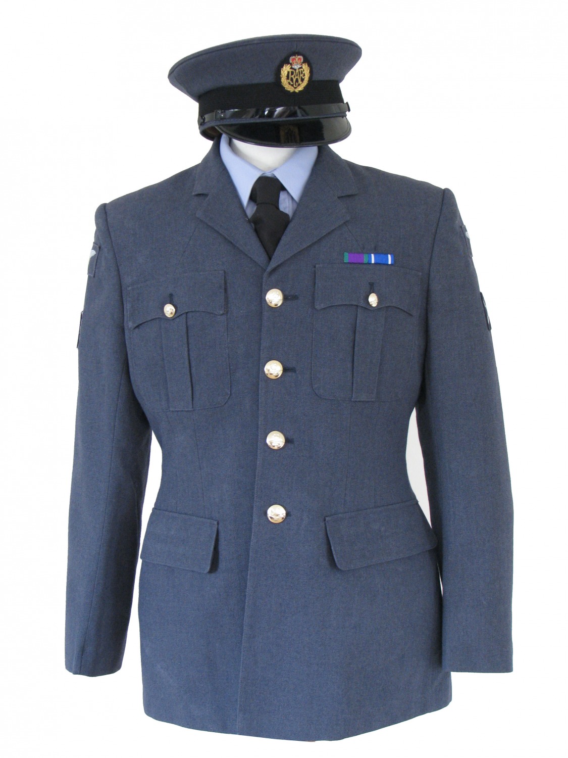 Men's 1940s Wartime RAF Uniform Jacket and Cap - Complete Costumes ...