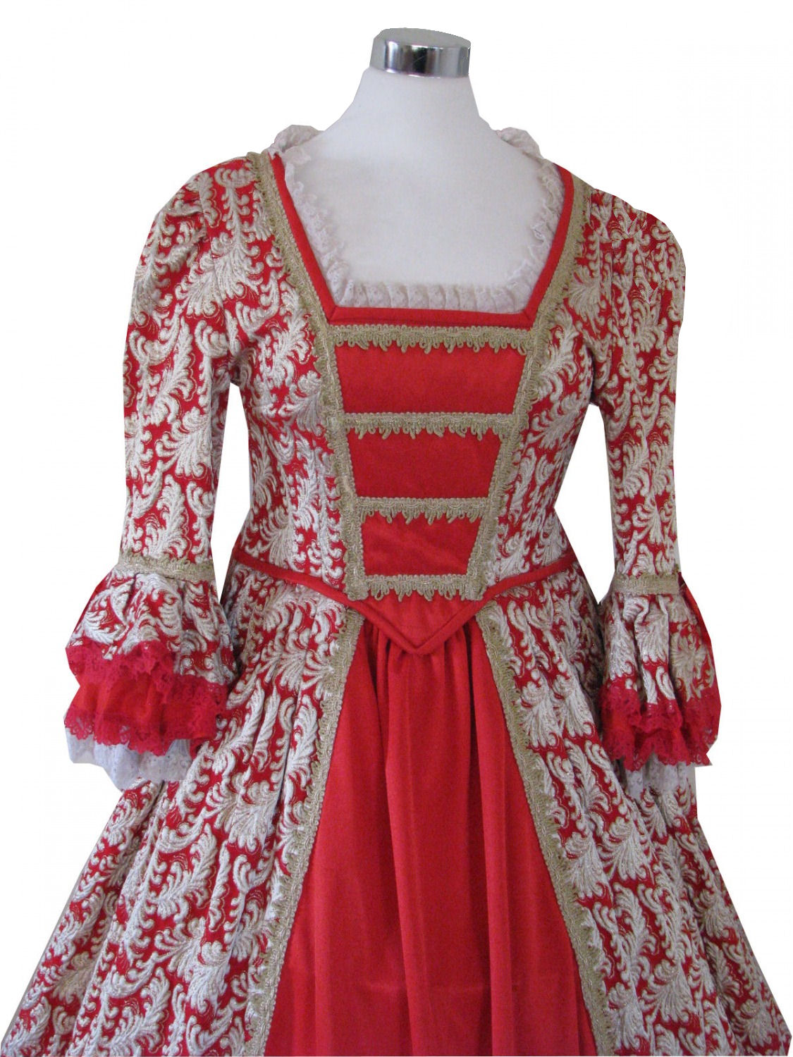 Ladies Deluxe Marie Antoinette Masked Ball Costume Size 6 - 8 ...