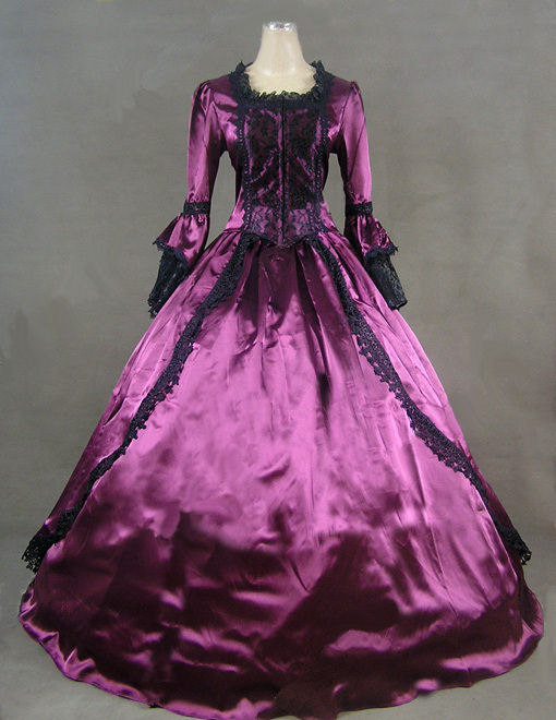 Ladies 18th Century Marie Antoinette Masked Ball Victorian Costume Size ...