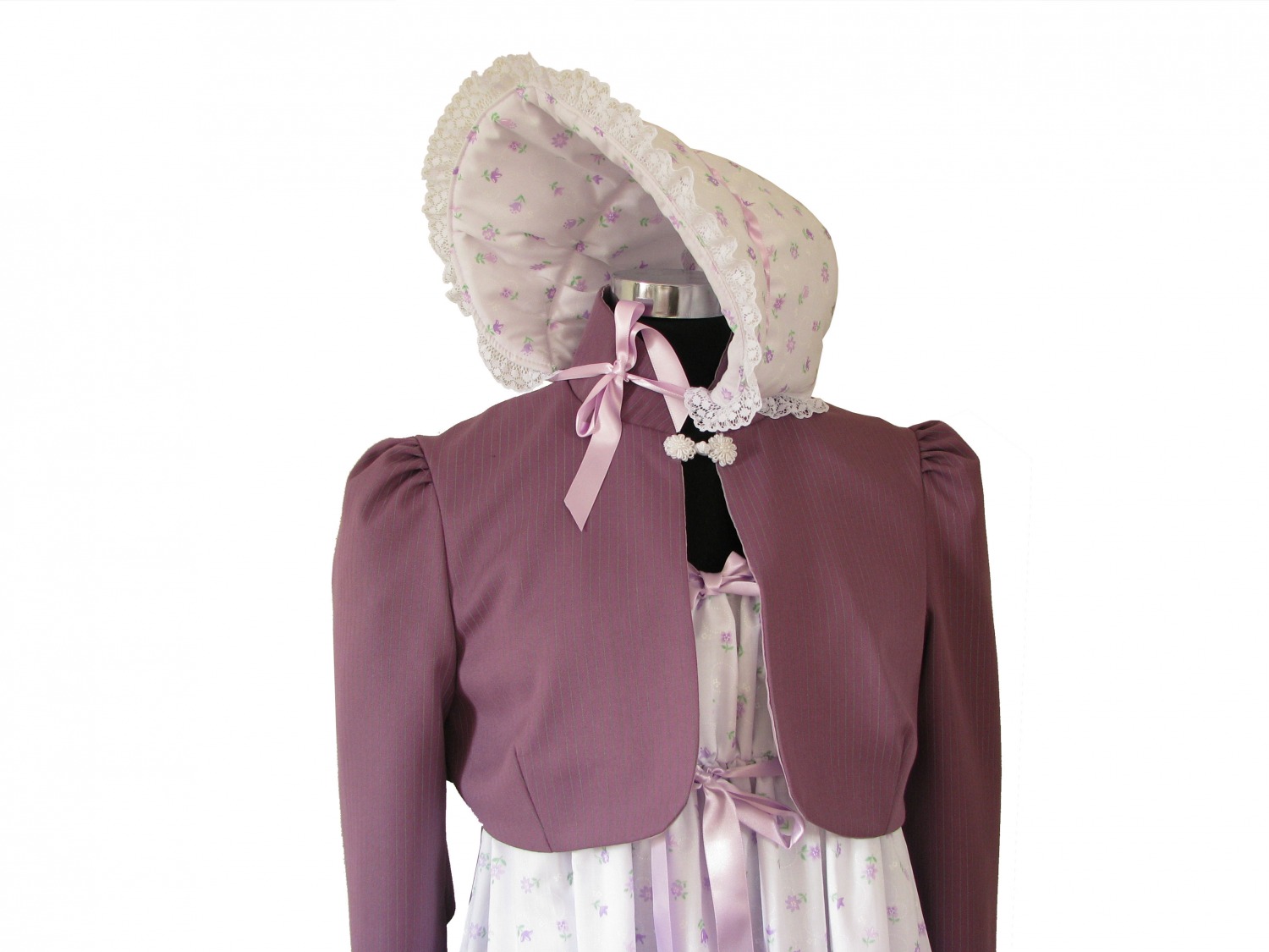 Ladies 19th Century Regency Jane Austen Costume Size 10 - 12 - Complete ...
