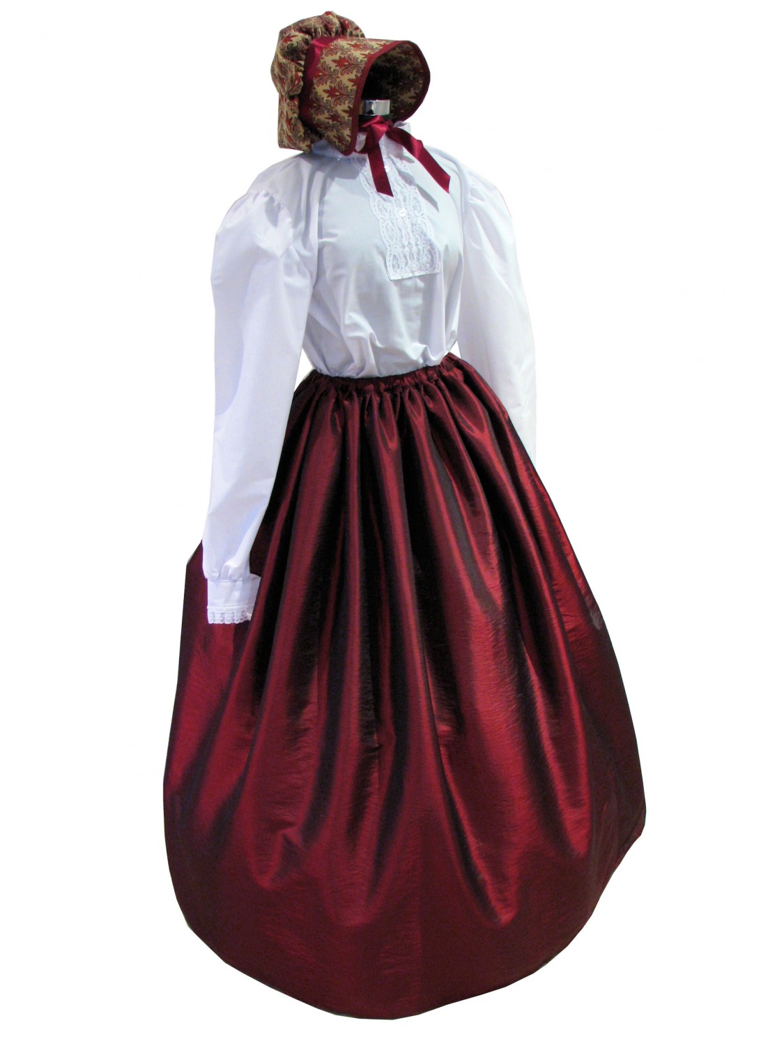 Ladies Victorian Carol Singer School Mistress Costume - Complete ...