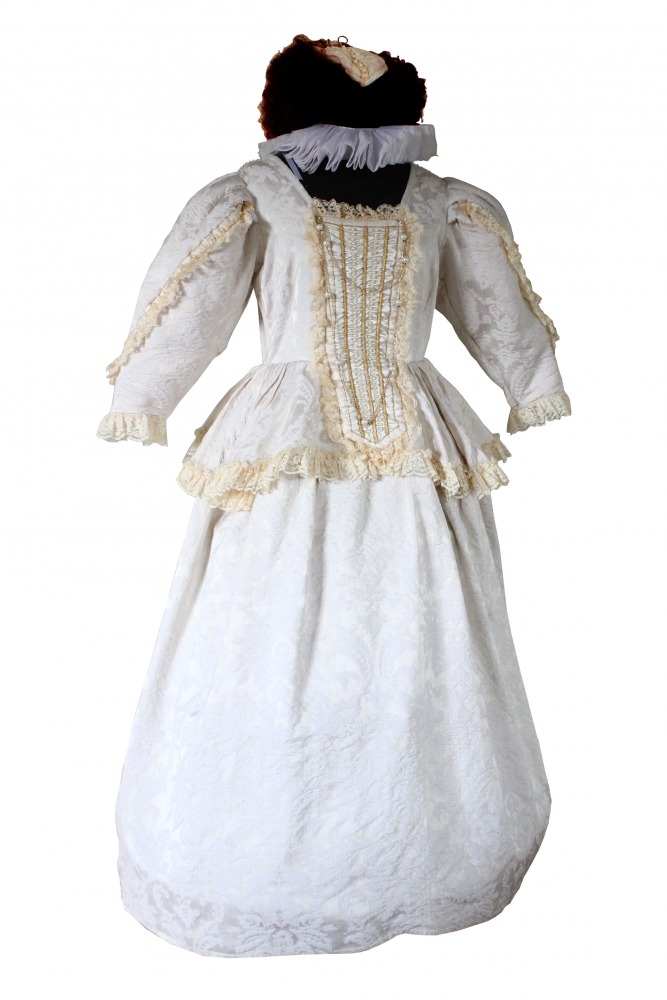 Ladies Deluxe Tudor Elizabethan Queen Elizabeth 1 Costume - Complete ...