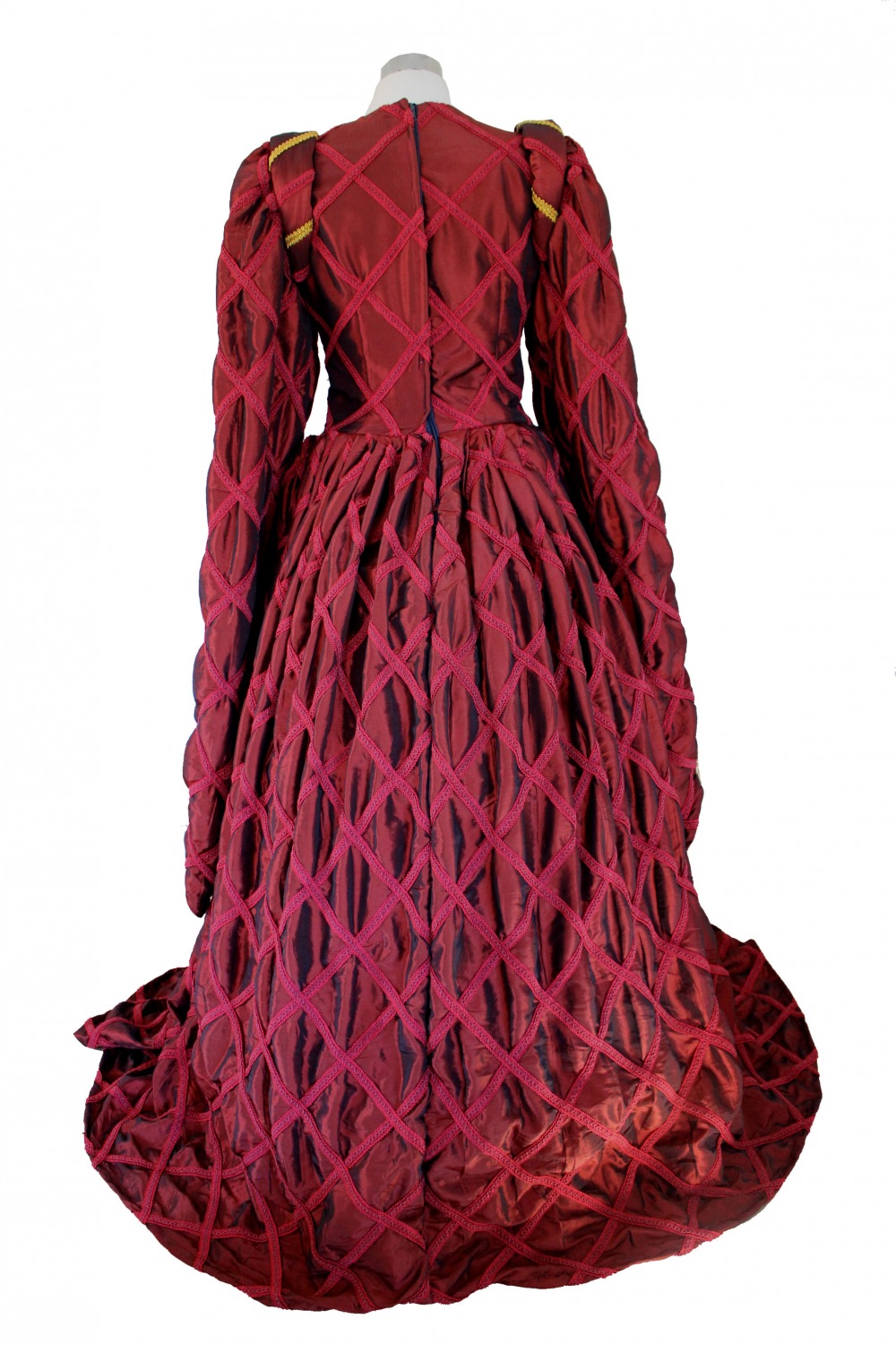 Ladies Deluxe Tudor Elizabethan Queen Elizabeth 1 Theatrical Costume ...