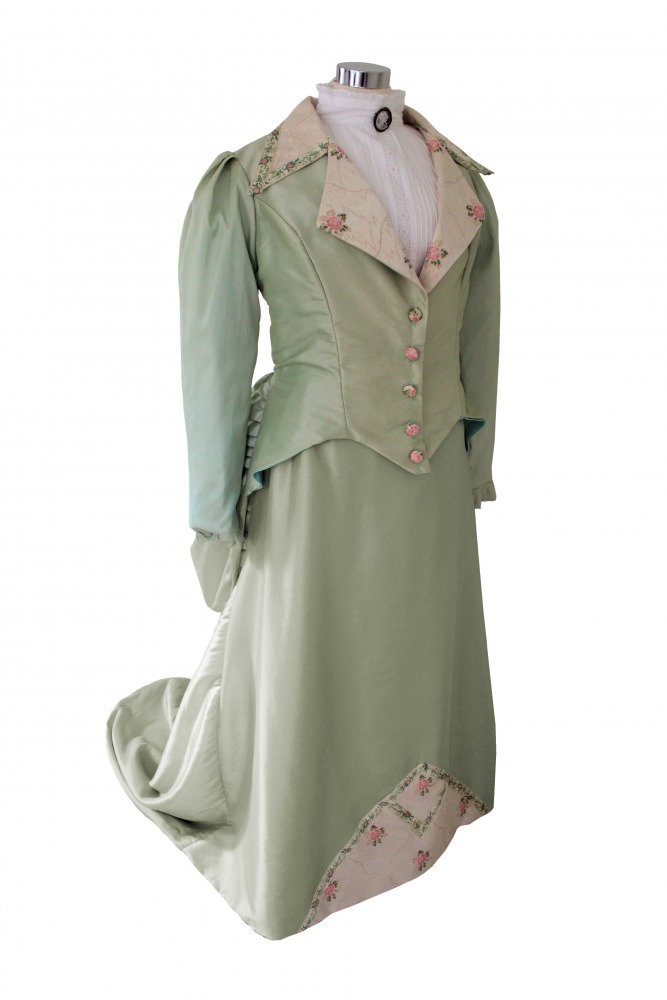 Ladies Deluxe Victorian Early Edwardian Day Costume Evening Ball Gown ...