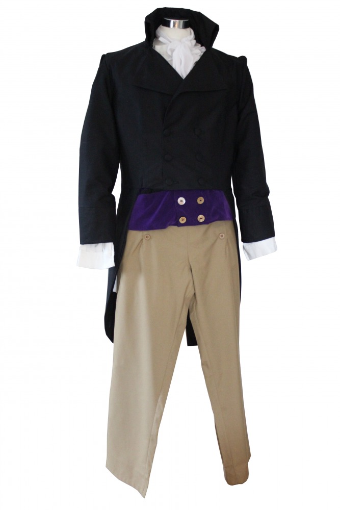 Men's Deluxe Regency Mr. Darcy Victorian Costume Size L/XL - Complete ...