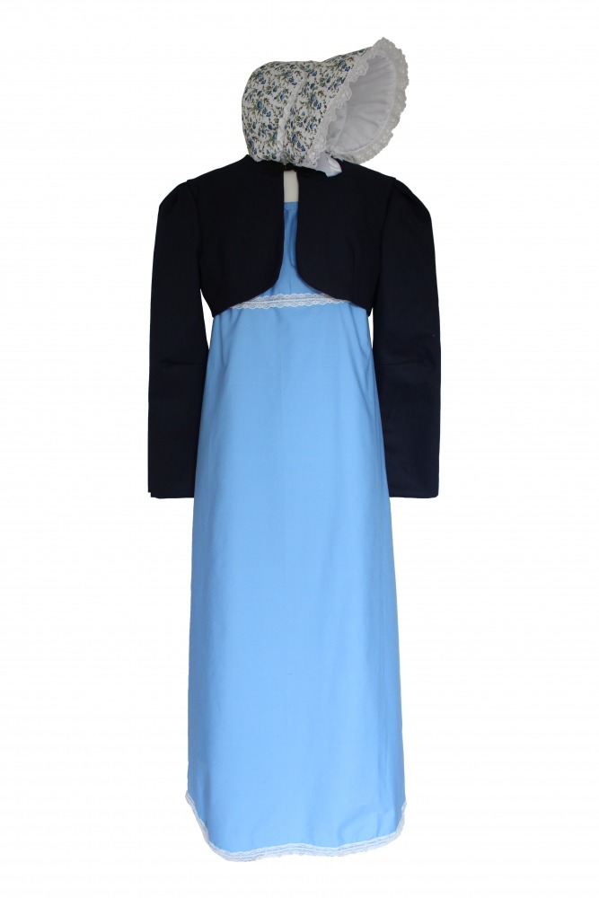 Ladies 18th 19th Century Regency Jane Austen Costume Size 12 - 14 ...