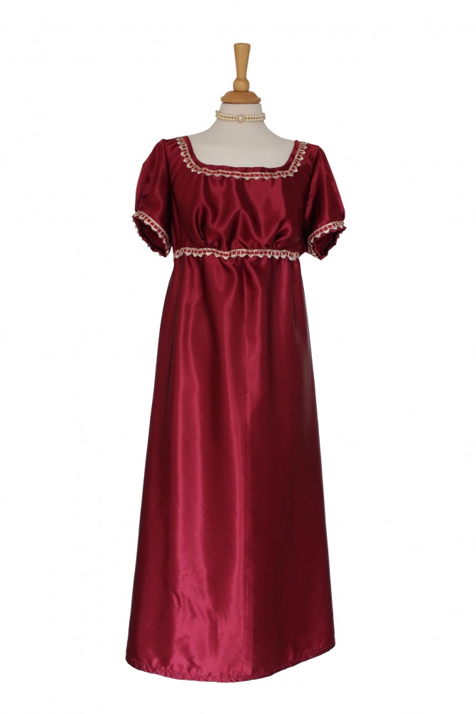 Ladies 18th 19th Regency Jane Austen Petite Costume Evening Ball Gown ...