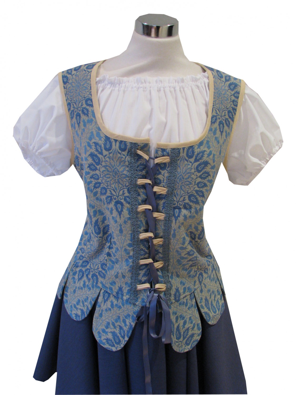 Ladies Medieval Tudor Serving Wench Moll Flanders Costume Size 22 - 24 ...