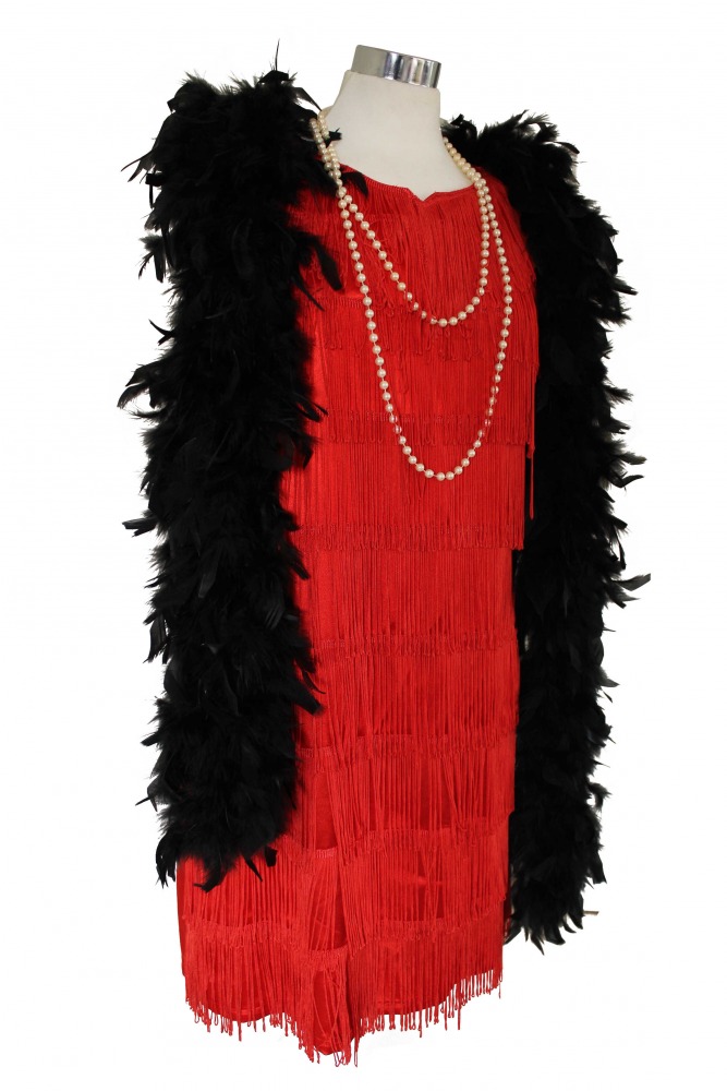 Ladies 1920s 1930s Flapper Charleston Costume Size 14 - 16 - Complete ...