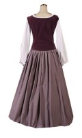 Ladies Medieval Tudor Serving Wench Costume Size 16 - 18 - Complete ...